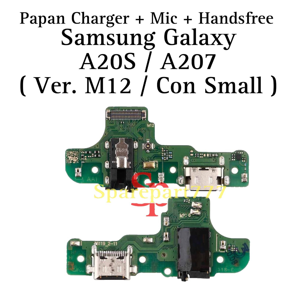 Jual Papan PCB Cas Mic Handsfree Samsung Galaxy A20S / A207 / A207F ...