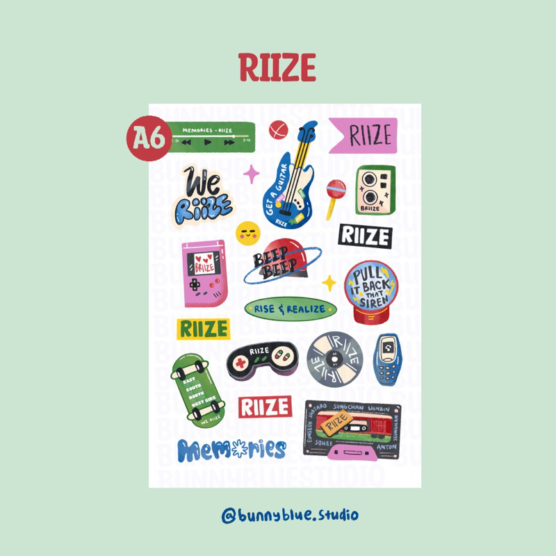 Jual RISE Fanart Sticker | Shopee Indonesia