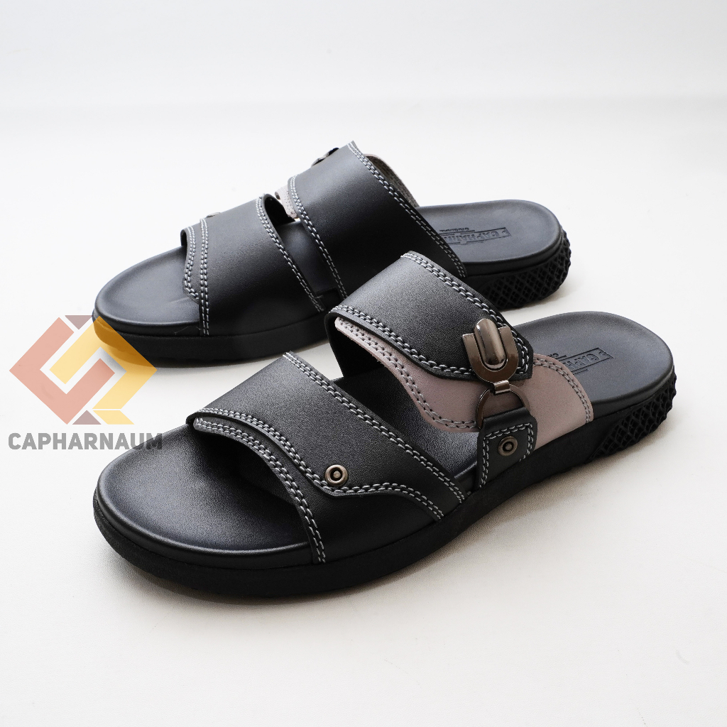 Jual CAPHARNAUM [DST 202] Sandal Selop Pria Kasual Sendal Japit Cowok ...