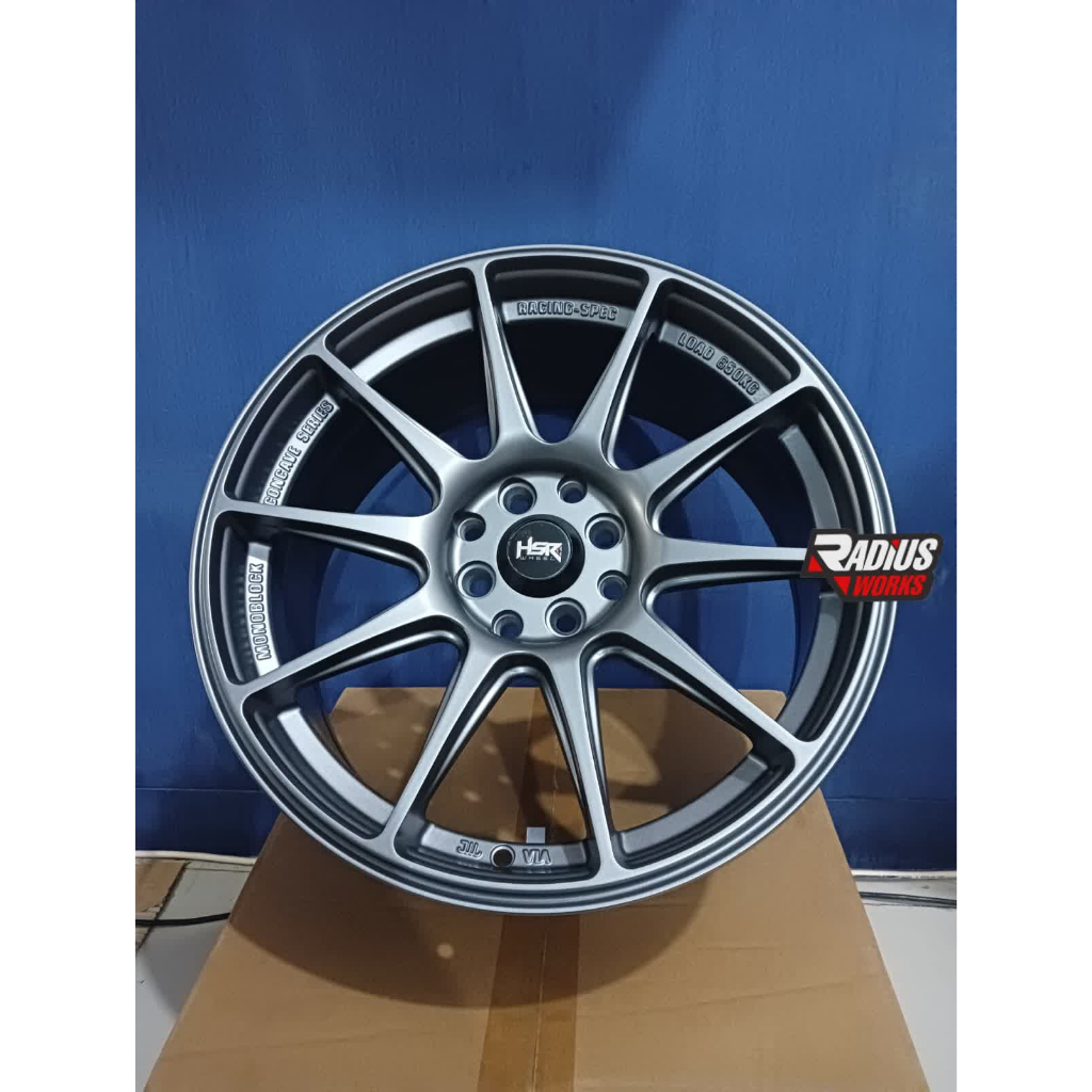 Jual Velg HSR WHEEL Model Concave ring 17 - Pelek SHINJUKU Lebar 75/9 For Yaris, Jazz, Freed dll ...