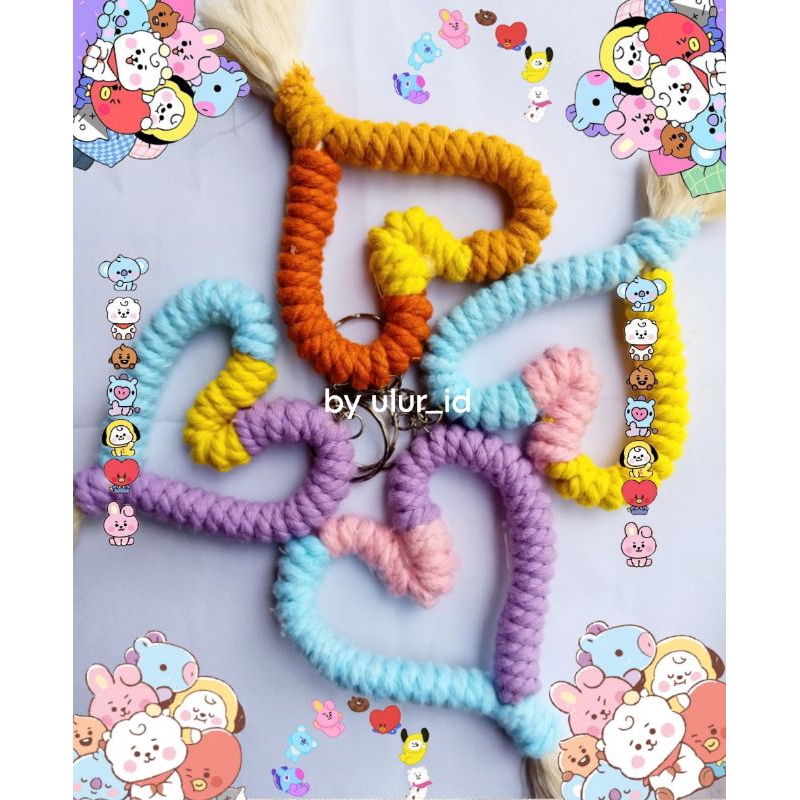 Jual Keychain Love Series BT21 version/Gantungan Kunci Berbentuk Cinta ... Jual Keychain Love Series BT21 version/Gantungan Kunci Berbentuk Cinta ...