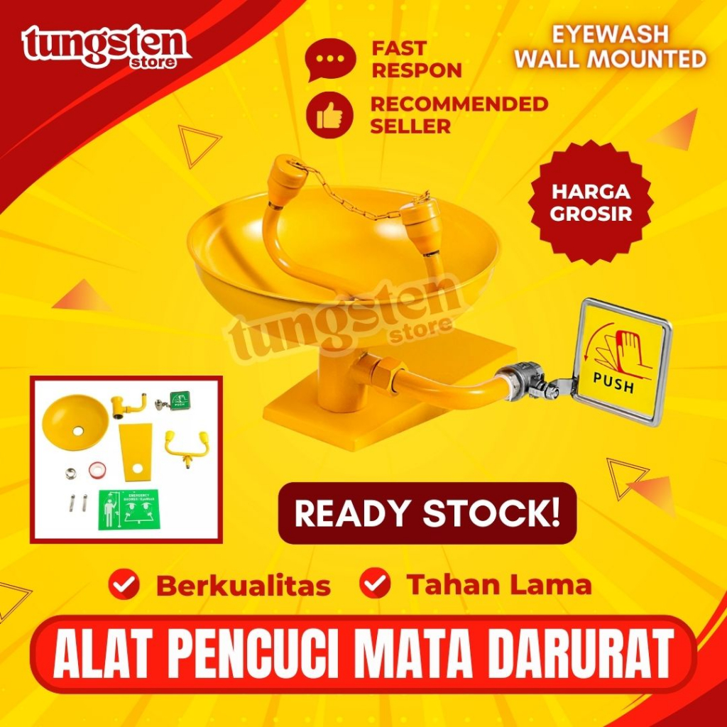 Jual Emergency Eyewash ABS, Eyewash Station Wall Mounted, Wastafel ...