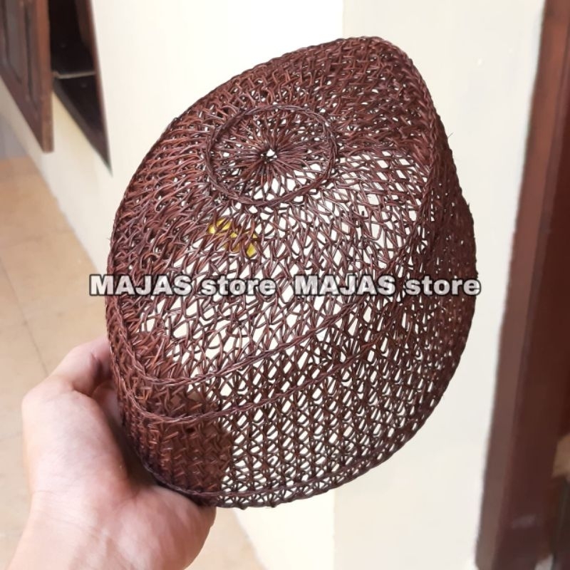 Jual PECI ROTAN (COKLAT) SONGKOK KOPYAH KALIMANTAN | Shopee Indonesia