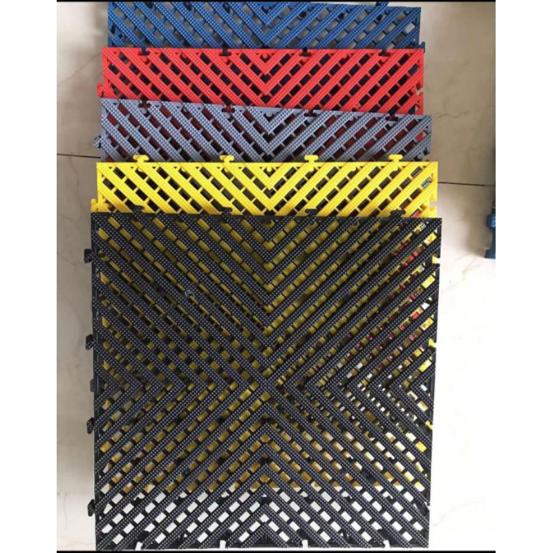 Jual Lantai Garasi Modular Flooring 40CM Interlock Flooring Modern ...
