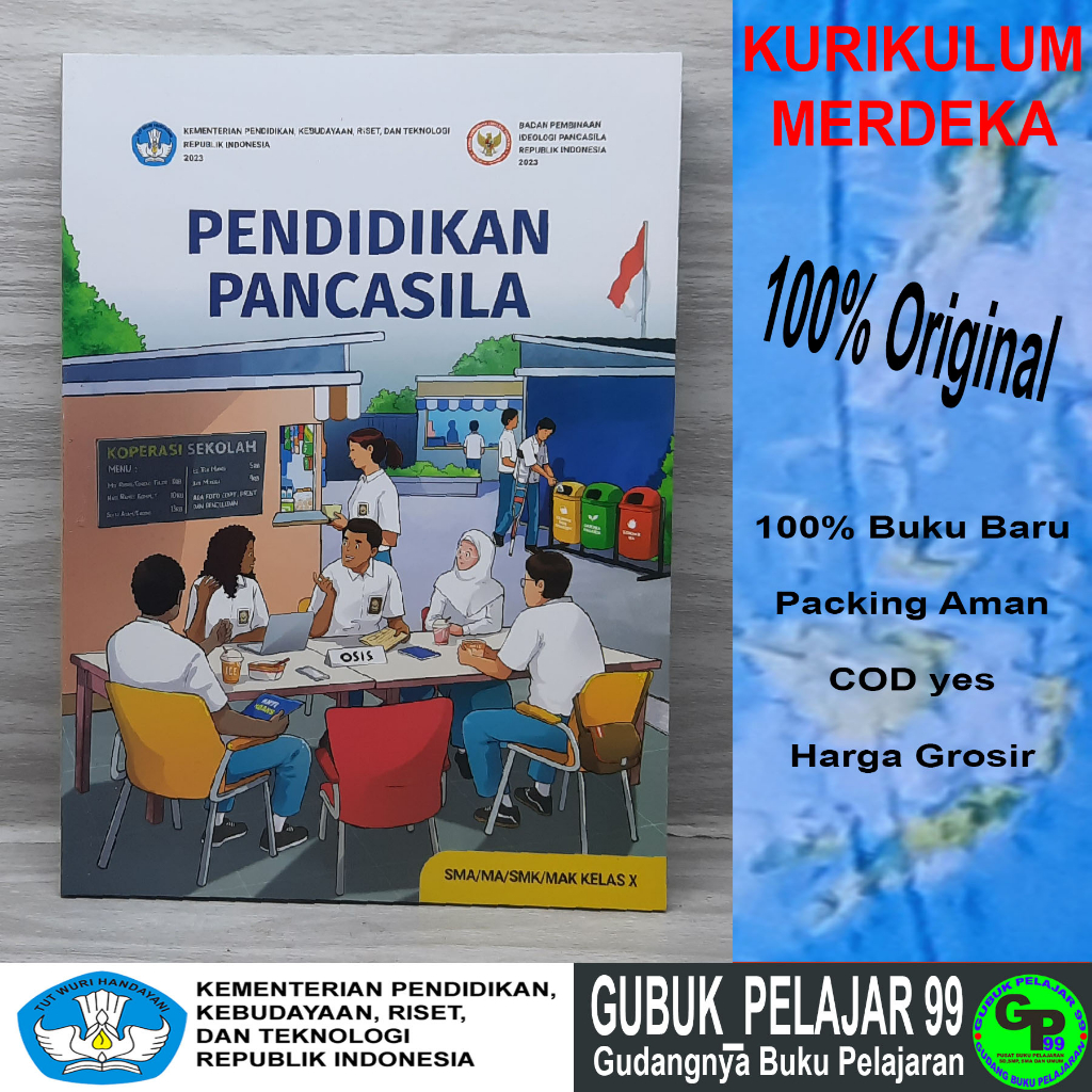 Jual Buku Paket Siswa PENDIDIKAN PANCASILA Untuk SMA/MA/MAK Kelas 10 Kurikulum MERDEKA ...