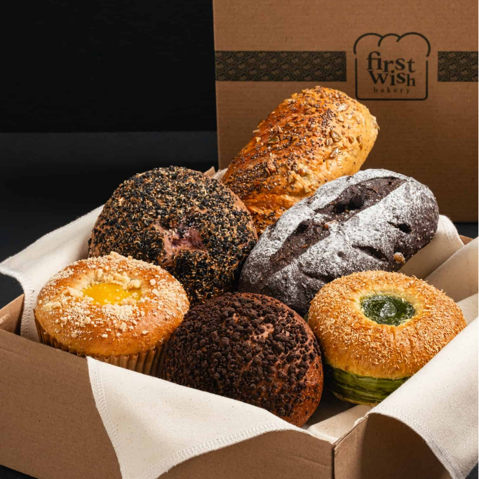 Jual Healthy Artisan Box Roti Sehat Isi 6 Mengandung Dairy dan Telur ...