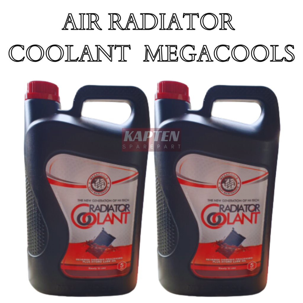 Jual Air Radiator Coolant MegaCools Merah Megacool 5L | Shopee Indonesia