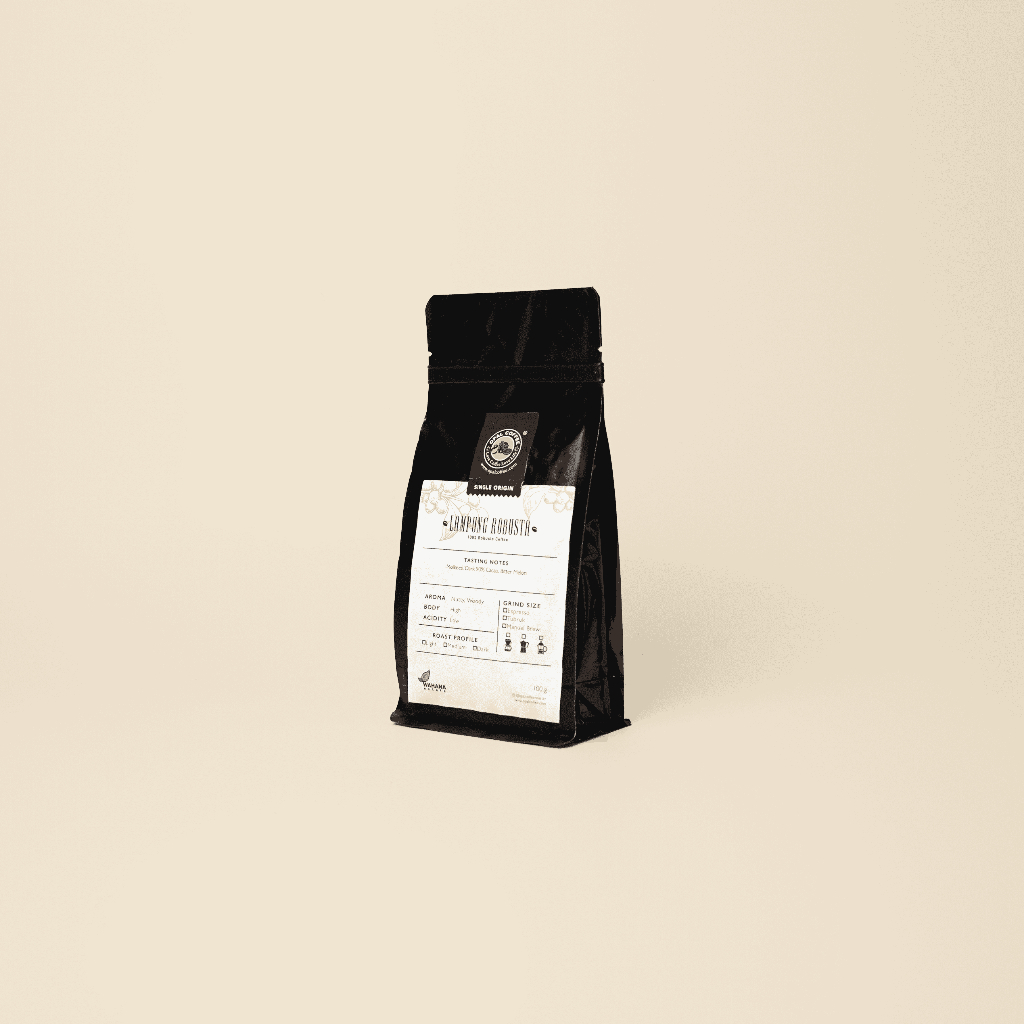 Jual Opal Coffee - Lampung Robusta Roasted Beans 100g | Shopee Indonesia