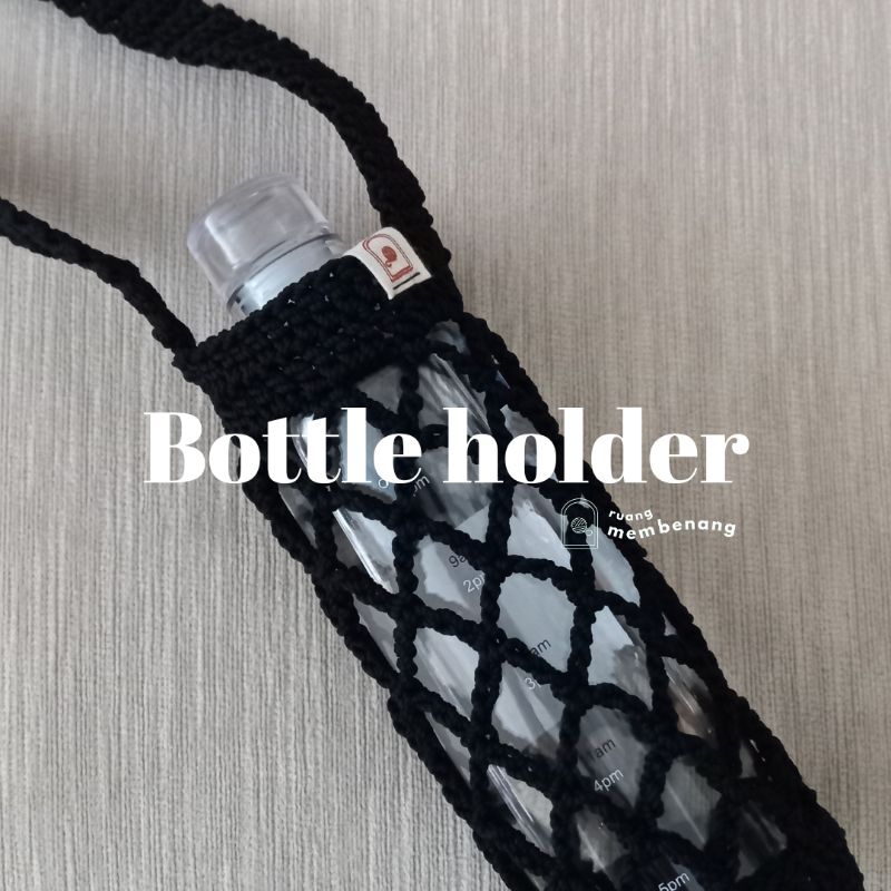 Jual Ruang Membenang - Crochet Bottle Holder - Botol holder rajut ...