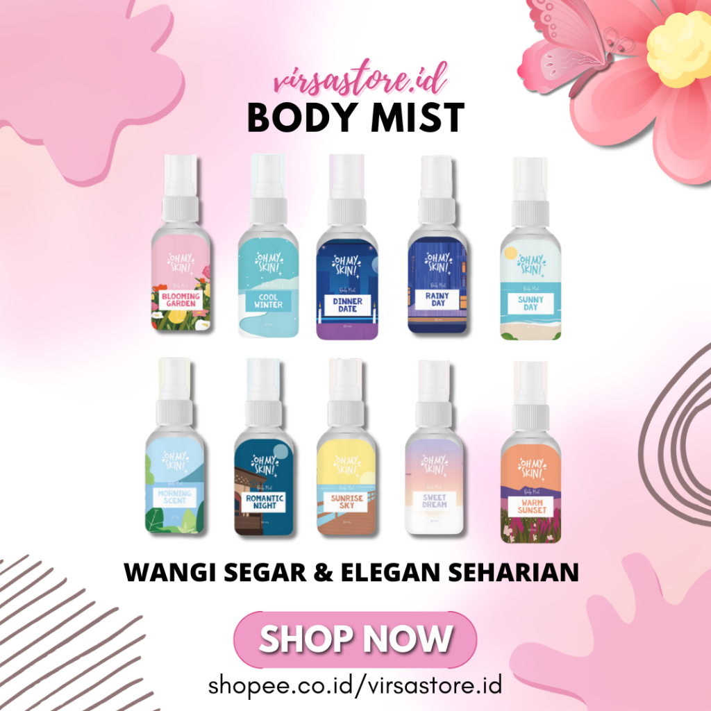 Jual OH MY SKIN! Body Mist Parfum Badan 30 ml | Shopee Indonesia