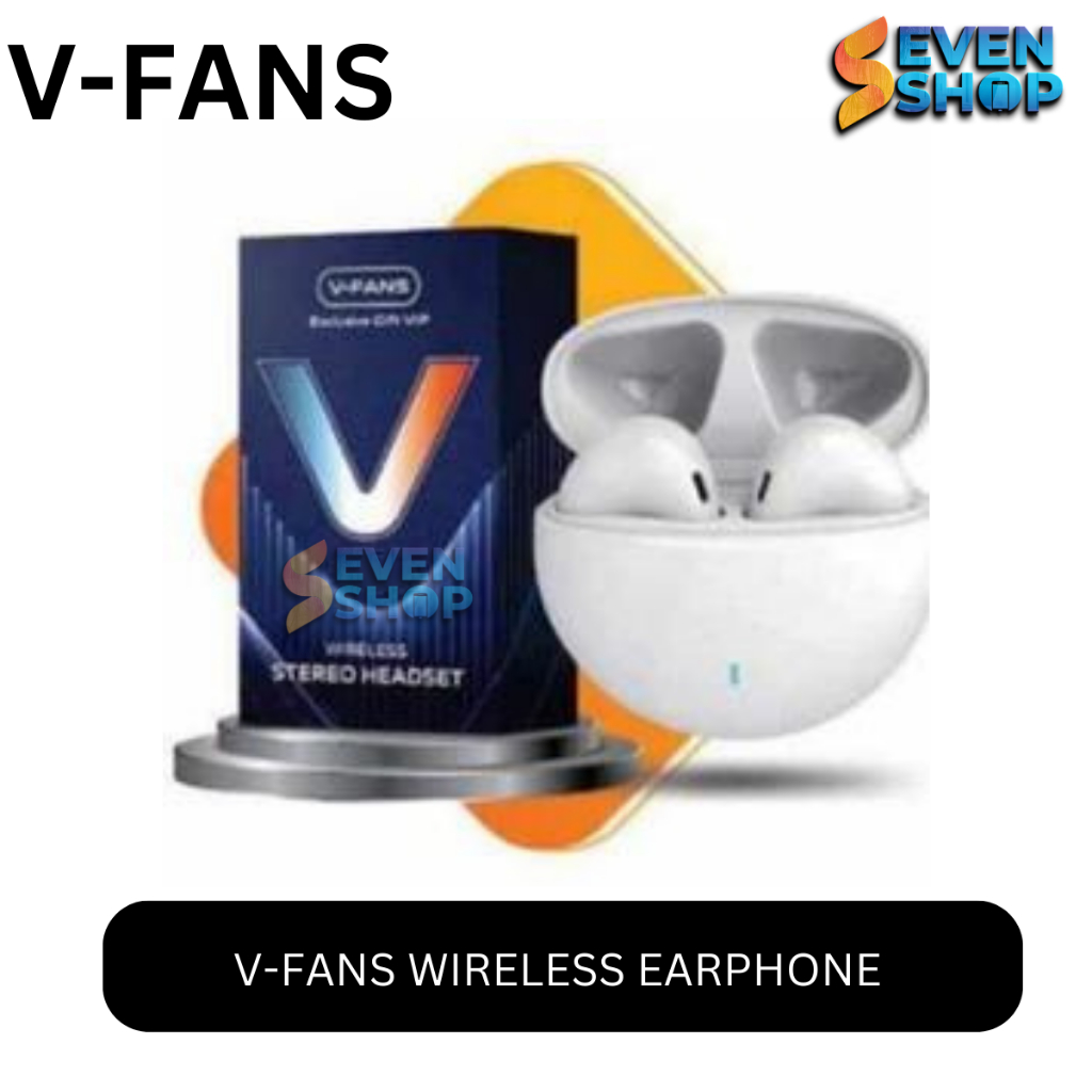 Jual V-FANS TWS Wireless Stereo Headset | Shopee Indonesia