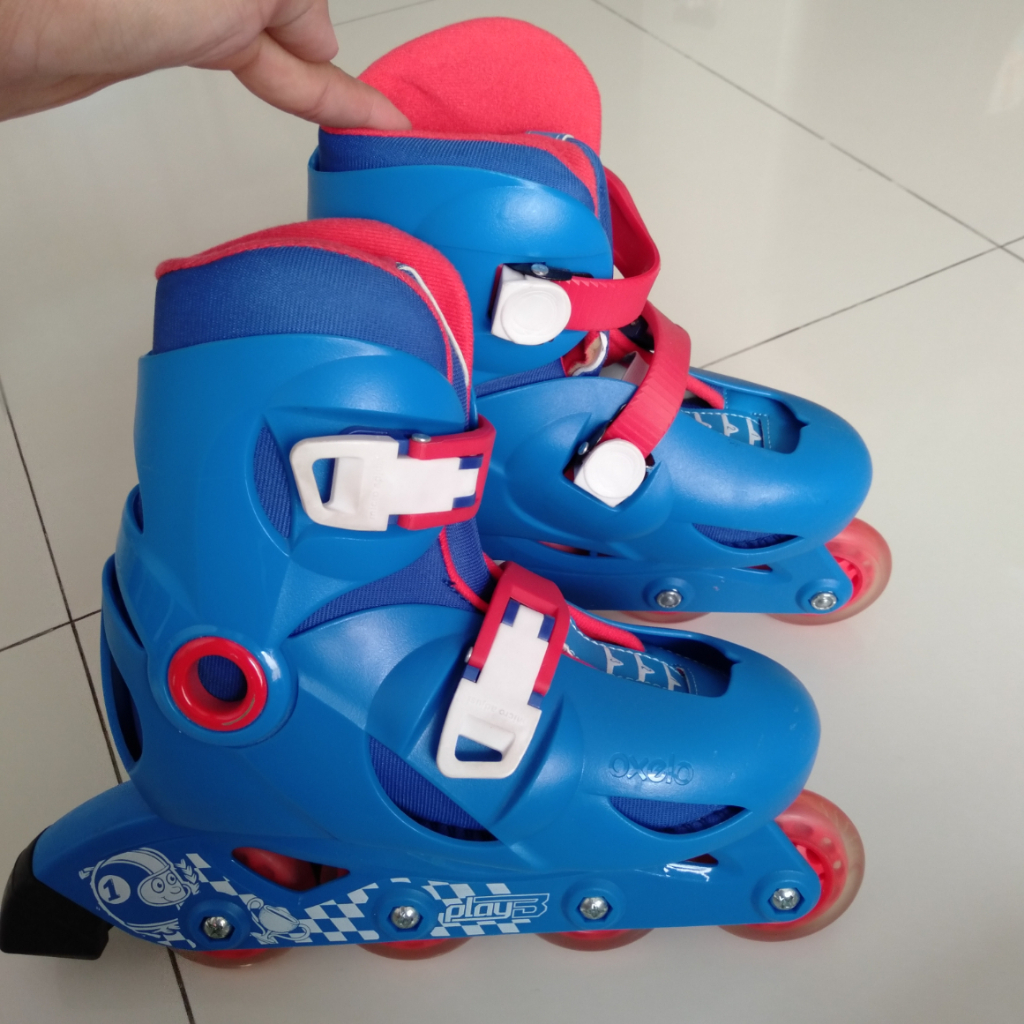 Jual [PRELOVED] Sepatu Roda Anak Inline Skate Decathlon Oxelo [A85 ...