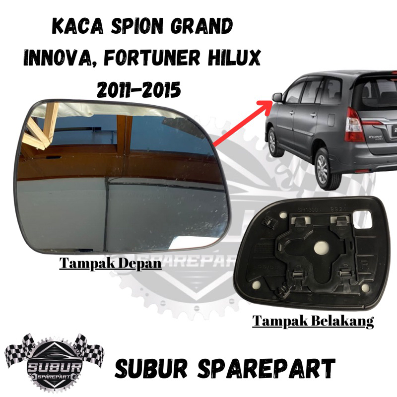 Jual Kaca Spion Grand Innova Fortuner Hilux 2011-2015 | Shopee Indonesia