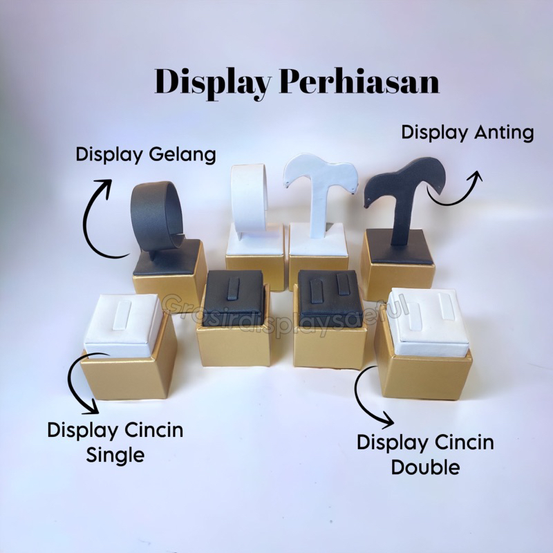 Jual Display Perhiasan Set Lily/Display mahar/Anting gelang cincin ...