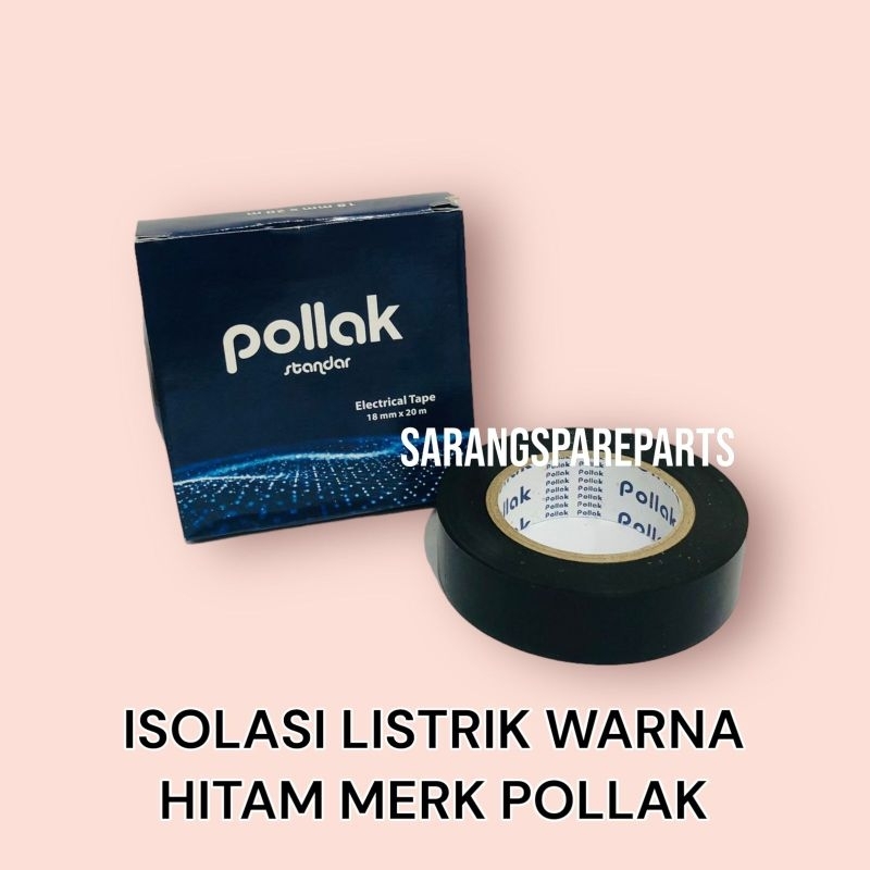 Jual SOLASI LISTRIK HITAM POLLAK / ISOLATOR HITAM POLLAK / LAKBAN ...