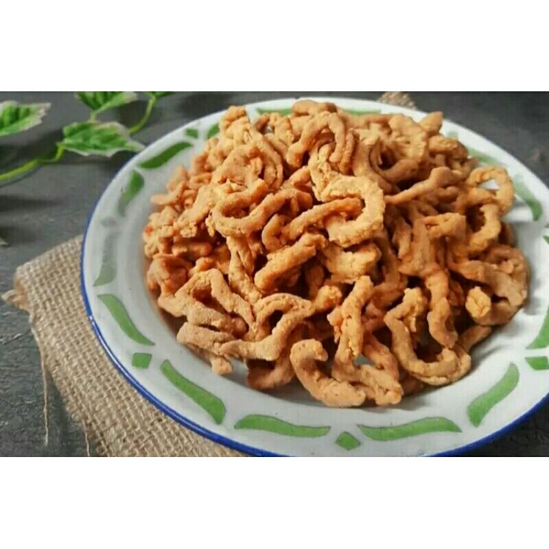 Jual KERIPIK usus crispy 1kg, usus ayam crispy usus crispi rasa ...