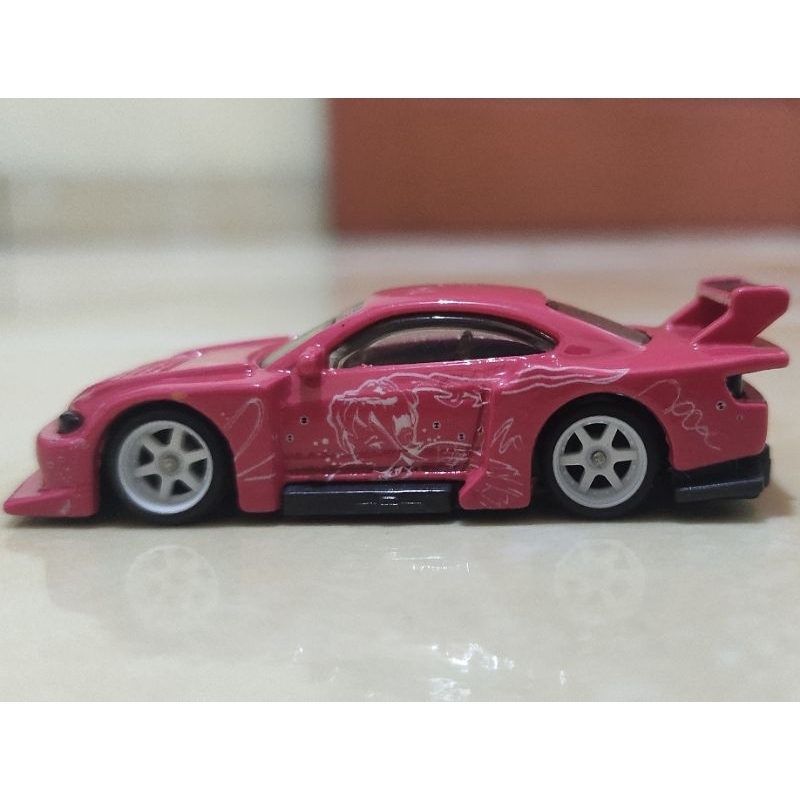 Jual hotwheels custom s15 lbwk livery suki fnf ban karet | Shopee Indonesia