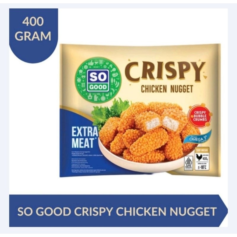 Jual So Good Crispy Nugget 400gr | Shopee Indonesia