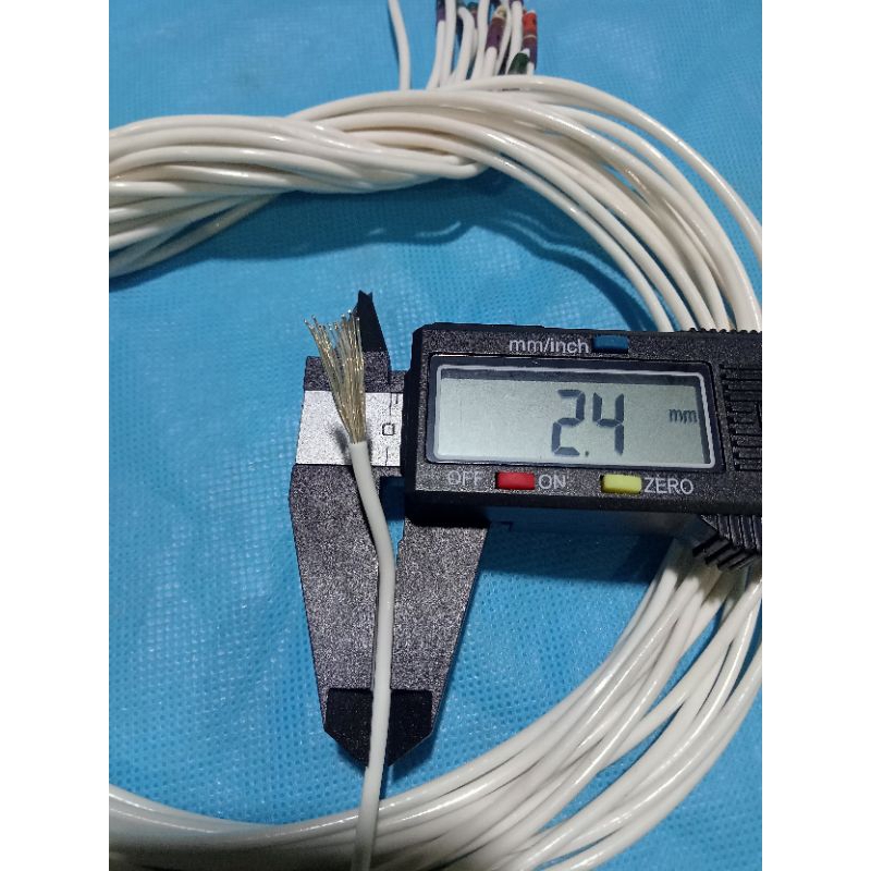 Jual kabel teflon silver/perak 2,4mm x 90cm tahan panas | Shopee Indonesia