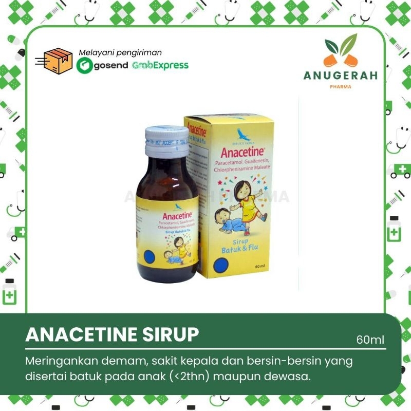 Jual Anacetine Syrup 60ml Obat Demam Anak | Shopee Indonesia