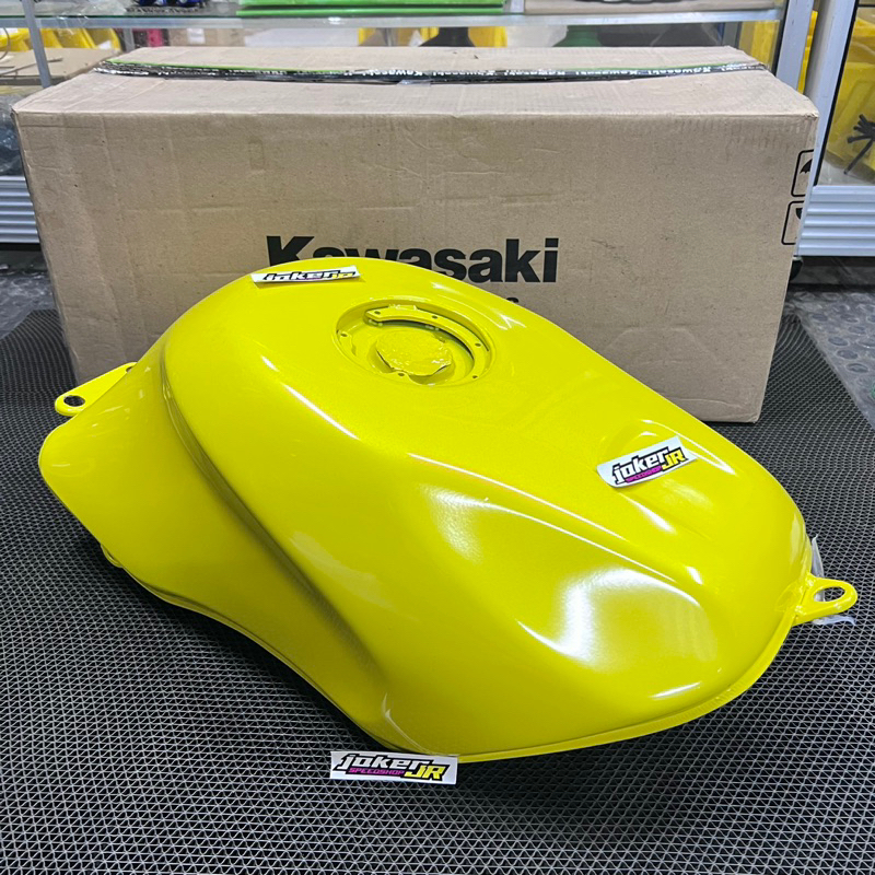 Jual TANGKI BENSIN NINJA RR NEW WARNA KUNING ORIGINAL KAWASAKI | Shopee ...