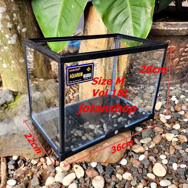 Jual NIKITA Aquarium Triset Akrilik Size S M L Small Medium Large Kecil Sedang Besar Tank ...