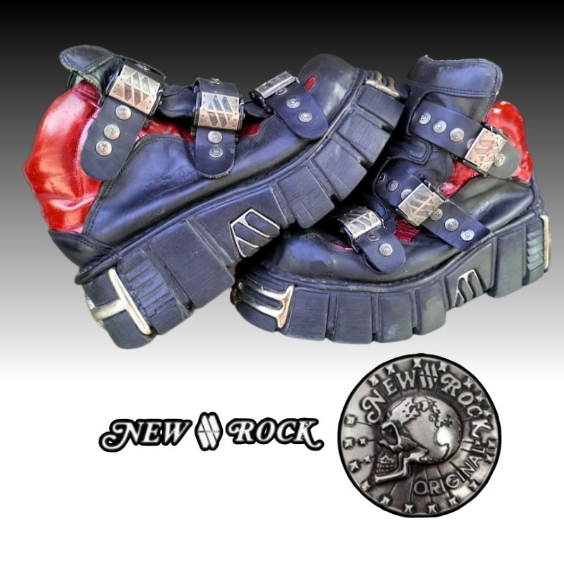 Jual NEW ROCK NEWROCK BOOTS ORIGINAL MADE IN SPAIN | Shopee Indonesia