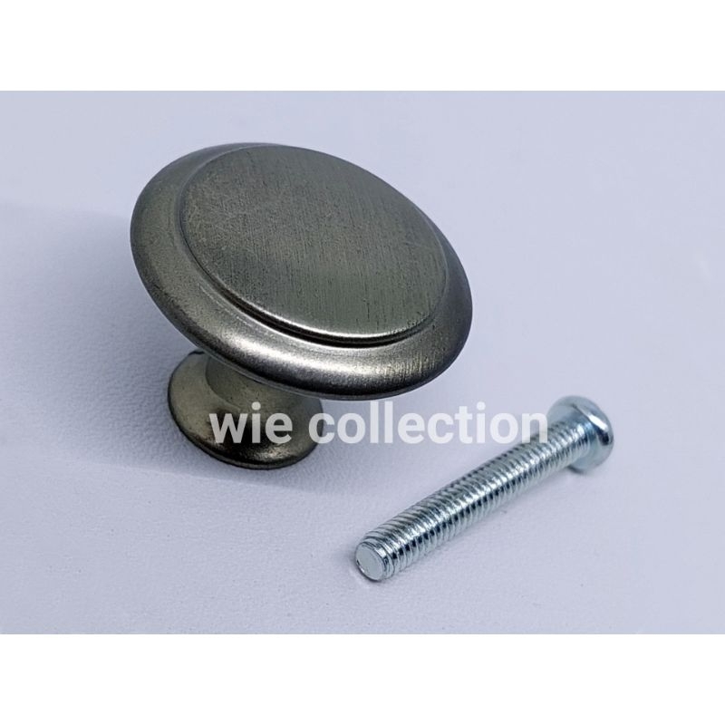Jual HANDLE KNOB LEMARI BULAT ANTIK HIJAU / TARIKAN BULAT BESI WARNA ...