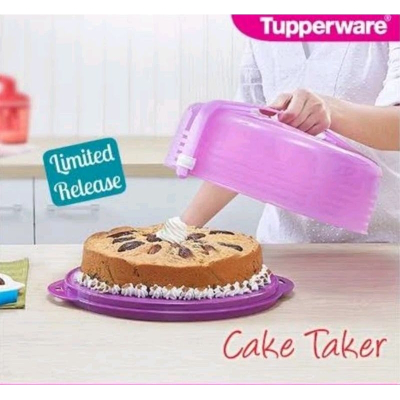 Jual Cake Taker Round Tupperware | Shopee Indonesia
