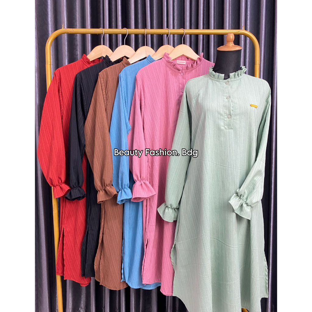 Jual Beautyfashion - Tunik Wanita ZAFANI Terbaru Atasan Muslim Kekinian ...