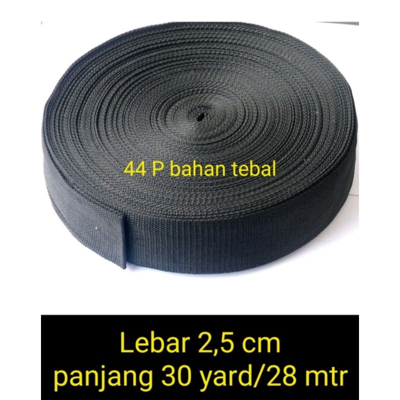 Jual Bisban sapit/tali bisban tebal/tali webbing 2,5 cm | Shopee Indonesia