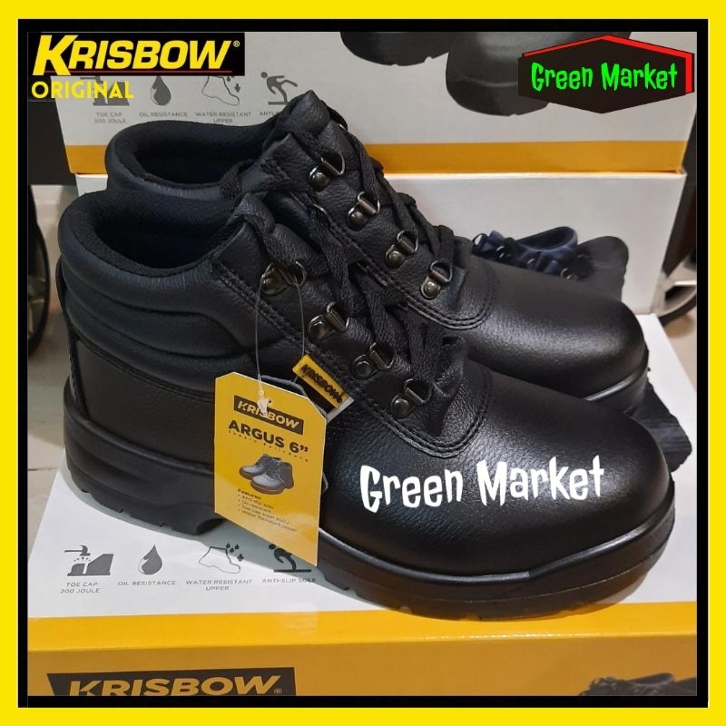 Jual Krisbow Sepatu Safety ARGUS 6 inch | Shopee Indonesia