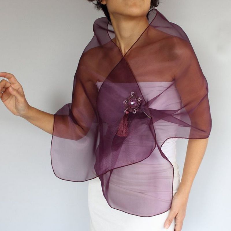 Jual selendang organza/ syal organza | Shopee Indonesia