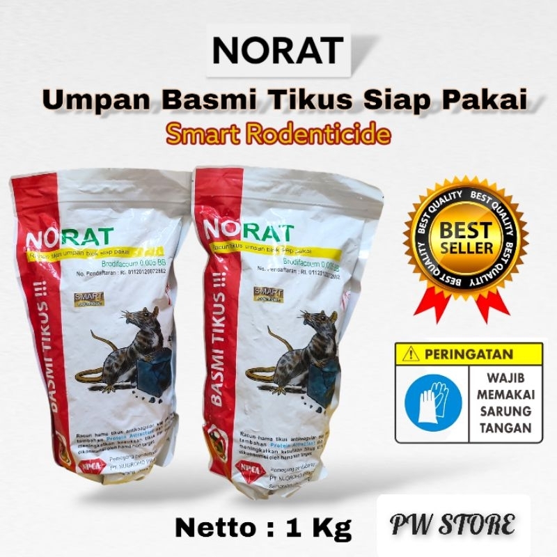 Jual Racun Tikus NORAT AMPUH Basmi Tikus Mati Kering NORAT 1KG | Shopee ...