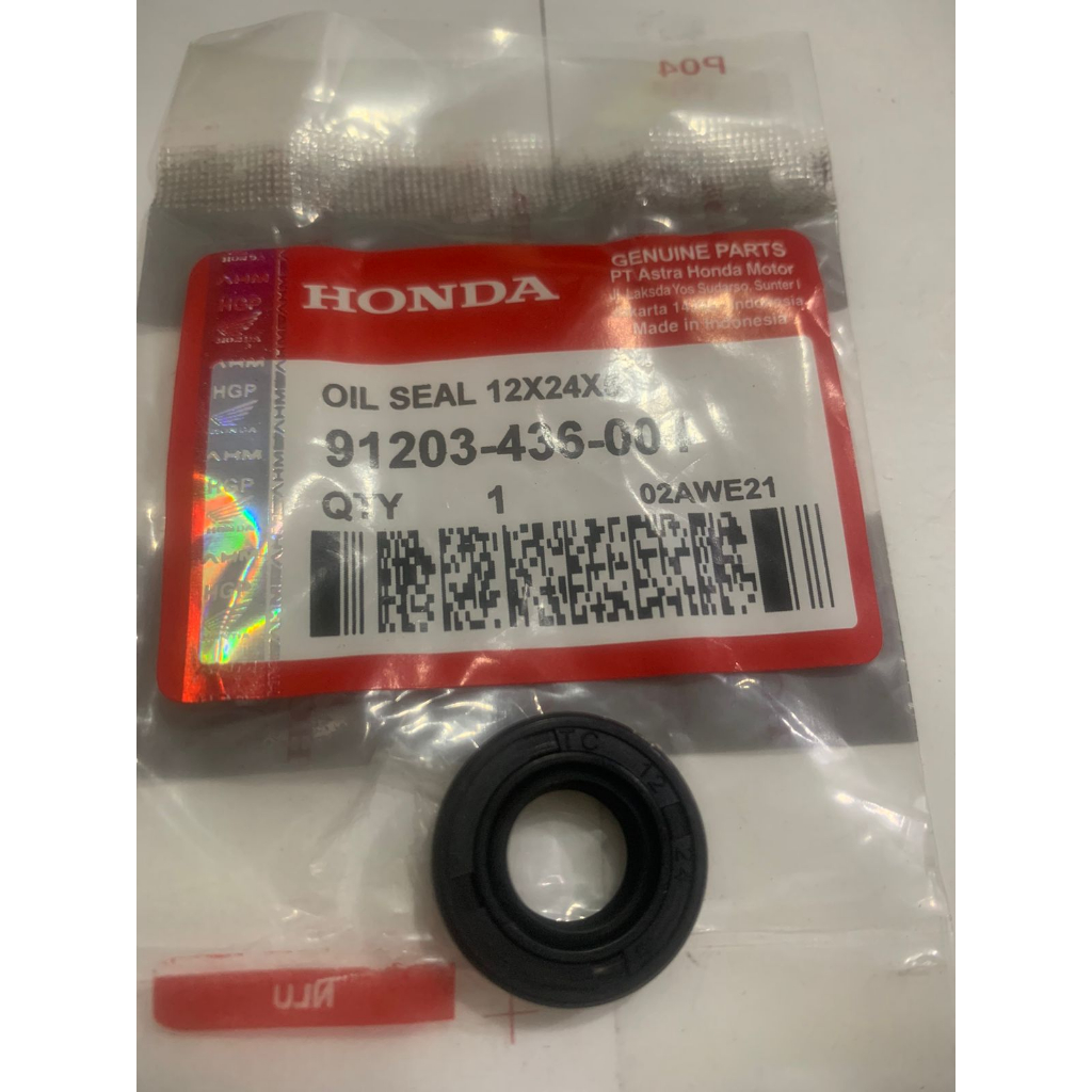 Jual 9120_436-004.12x24x5 Oil seal As Water pump Vario 110 Vario 125 Vario 150 PCX | Shopee ...