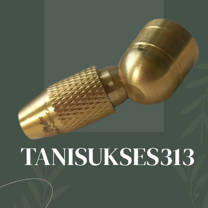 Jual Spuyer kuningan tanika lubang 1 bengkok drat umum | Shopee Indonesia