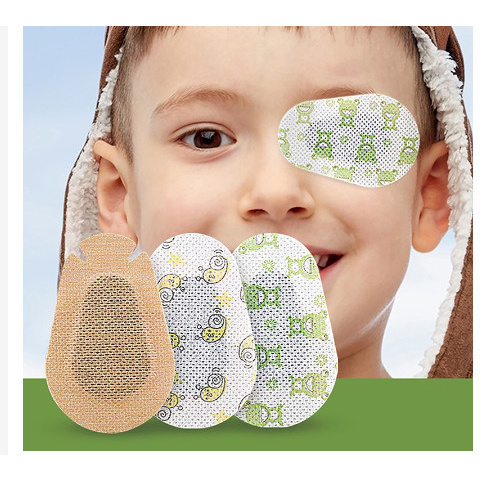 Jual Ortopad Eye Patch Terapi Mata Malas / Juling Penutup Plester Mata ...