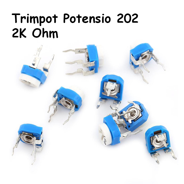 Jual Trimpot Potensio 2K Ohm Potensiometer 202 Variable Resistor 2KOhm ...
