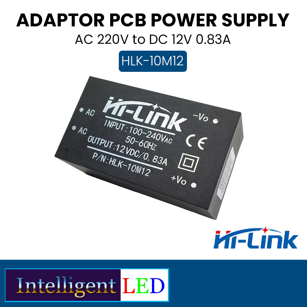 Jual Hi-Link AC 220V to DC 12V 830mA 10W Power Module Adaptor Tegangan ...
