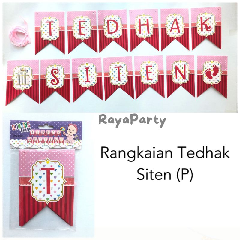 Jual Tulisan Tedhak Siten Boy Girl / Banner Turun Tanah / Rangkaian ...