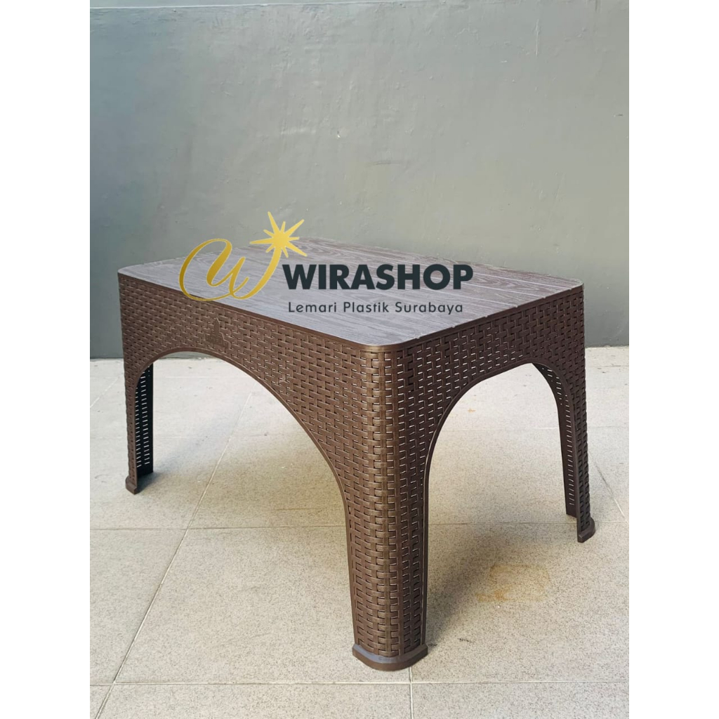 Jual Meja plastik/Meja Rotan/Meja Teras/Meja Rotan Olymplast OST-W ...