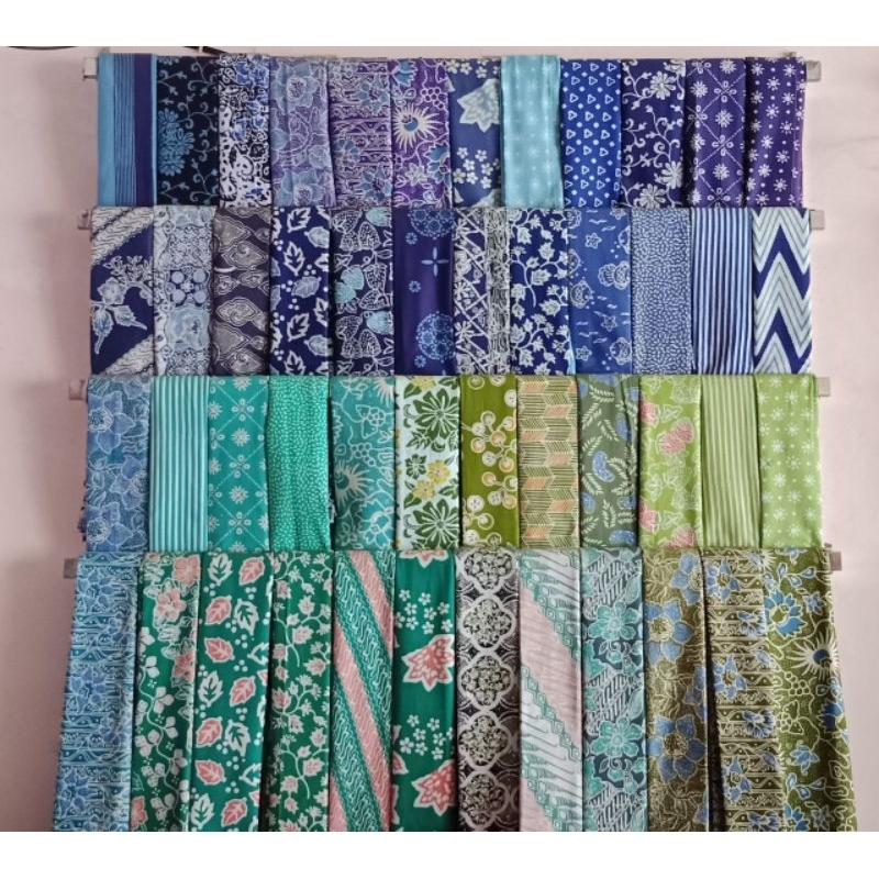 Jual kain batik cap original pekalongan/ kain batik warna | Shopee ...