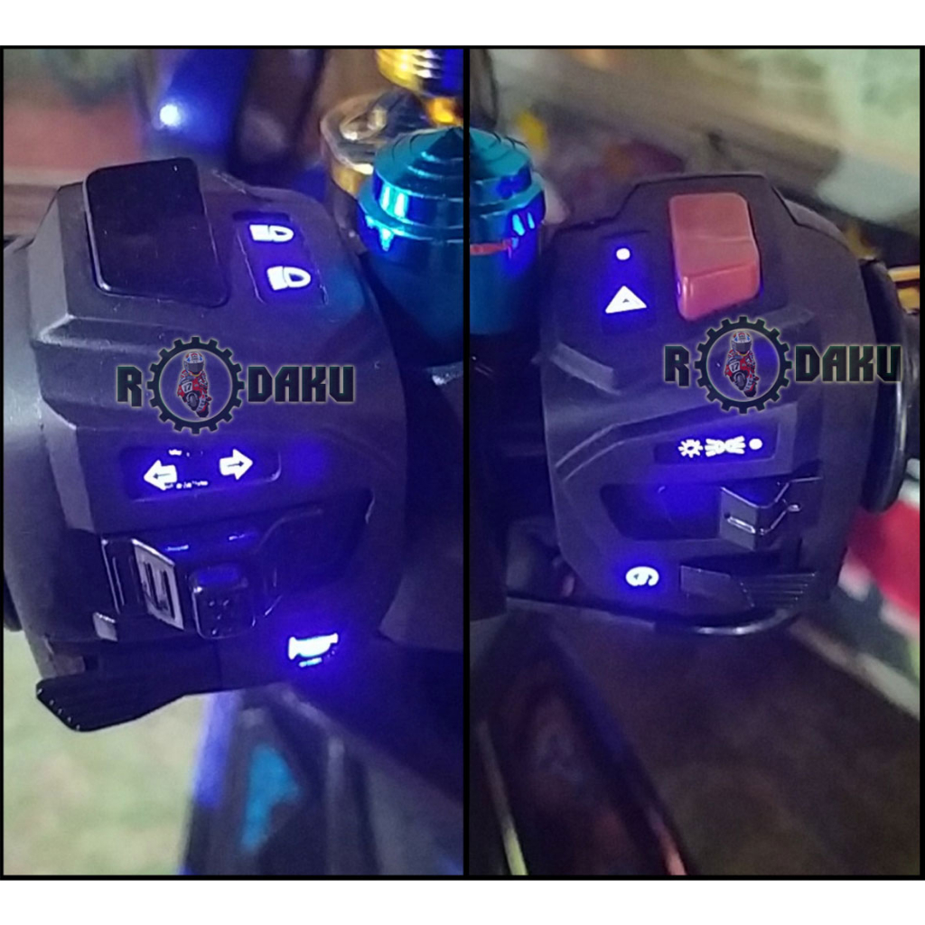 Jual Saklar Motor NMAX Set LED Model PULSAR 1 set Kanan Kiri | Shopee ...
