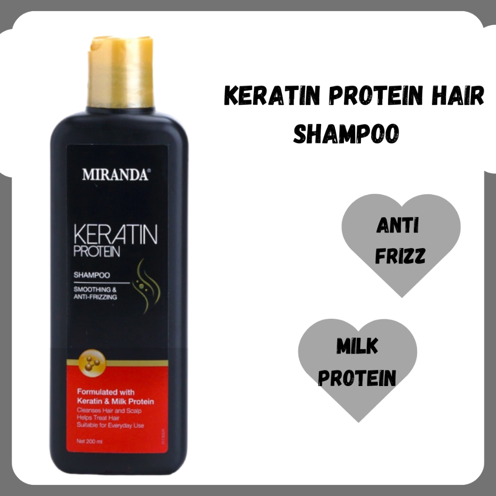 Jual Miranda Keratin Protein Hair Shampoo 200ml | Shopee Indonesia