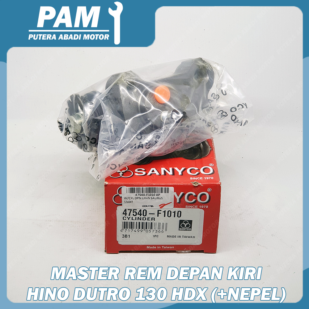 Jual Master Rem Depan Kiri Hino Dutro 130HDX Sanyco 47540-F1010 | Shopee Indonesia