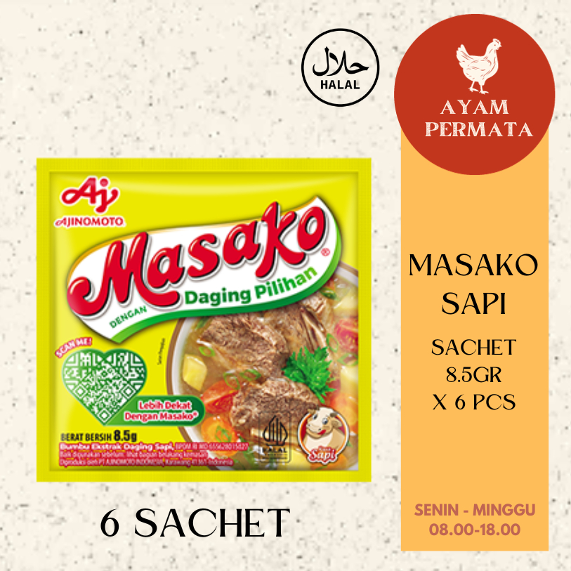 Jual Masako Kaldu Sapi Bubuk Bumbu Penyedap Masakan Masak Sedap ...