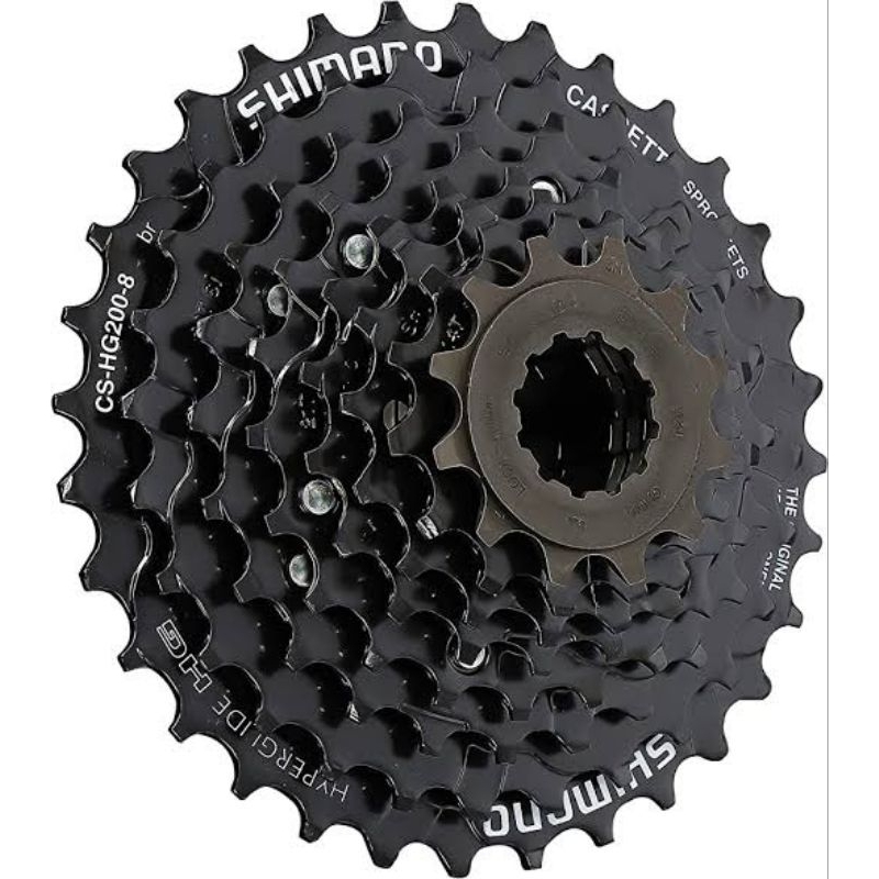 Jual Sprocket Shimano 8 Speed Bike Cassette CS-HG200 Bike Sprocket,12 ...