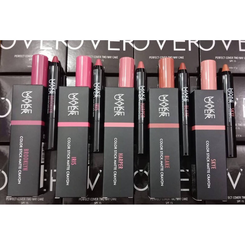 Jual MAKE OVER Color Stick Matte Crayon (lip batang) | Shopee Indonesia
