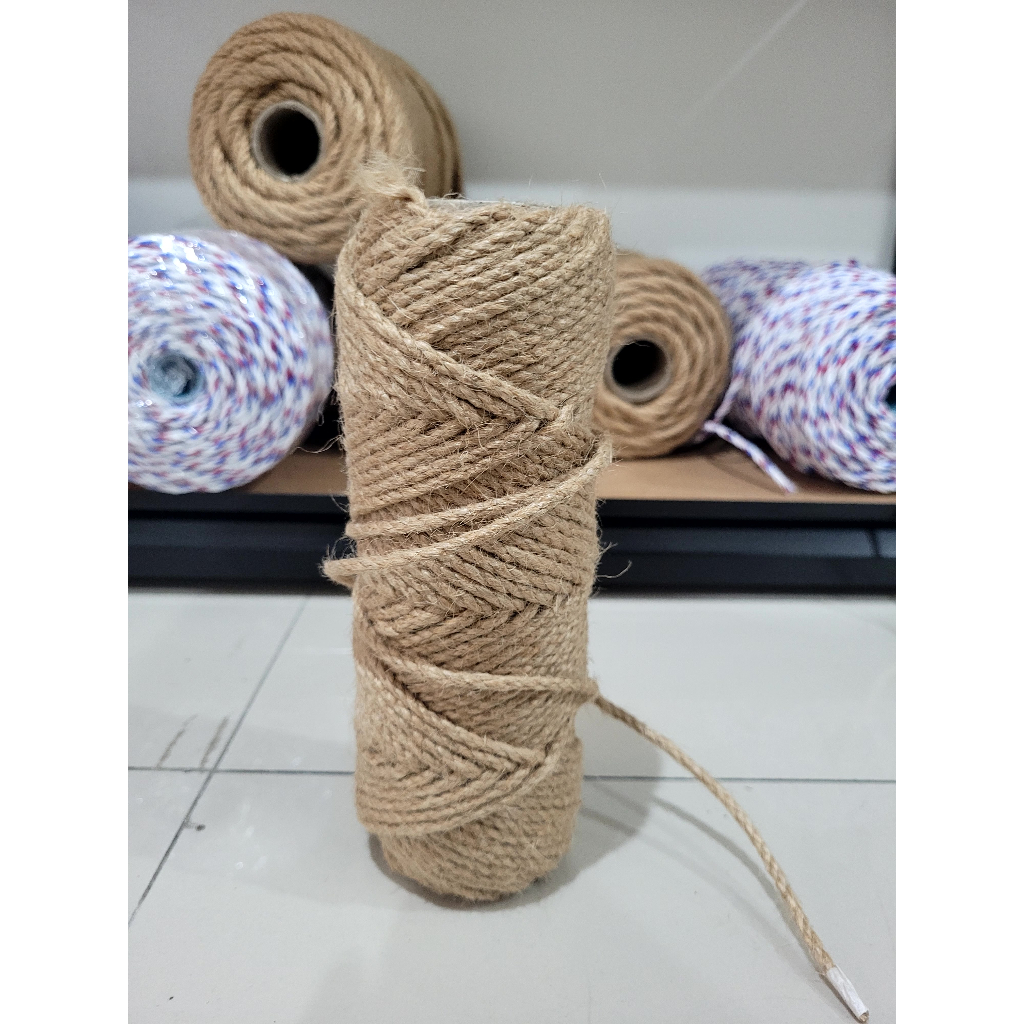 Jual Tali Goni / Tali Rami 3 PLY Tali Goni | Roll | 4MM ROLL | Shopee ...