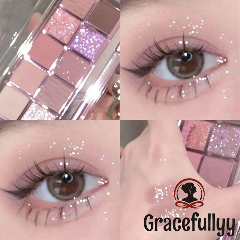 Jual [COD]JADED Eyeshadow Palette 10 Warna Matte Cold Glitter Eyeshadow ...